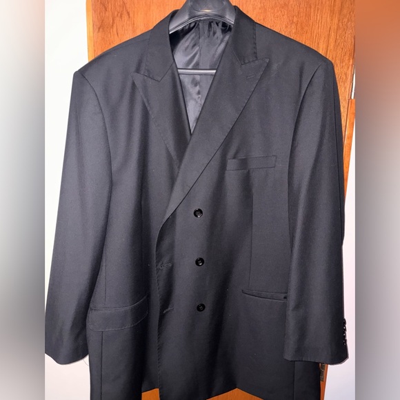 Apollo King | Suits & Blazers | Mens Apollo King Double Breasted Black ...
